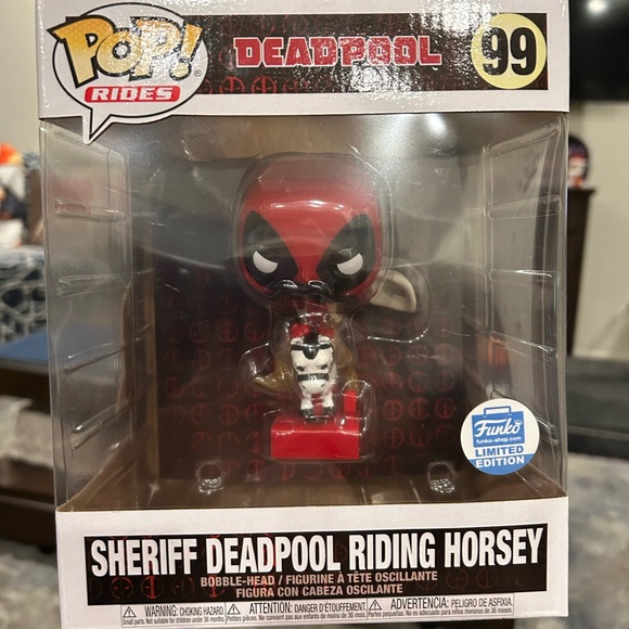 Funko | Toys | Funko Sheriff Deadpool On Horsey Red And Black | Poshmark